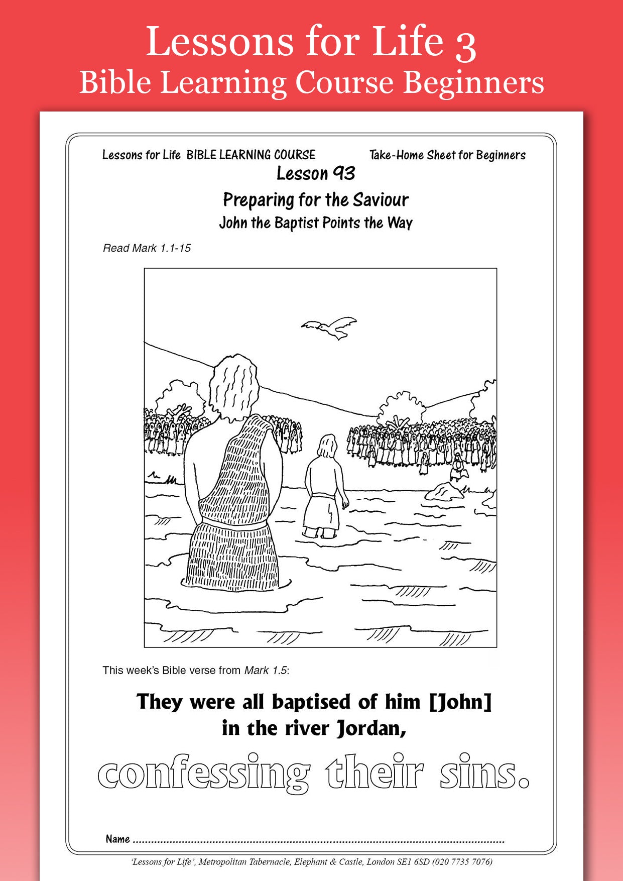 Lessons for Life Beginners Bible Learning Course 3 (9781111130404 ...